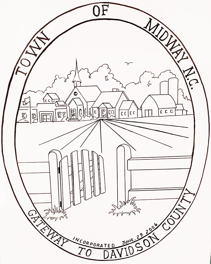 town of midway-logo-drawing | Town of Midway, NC